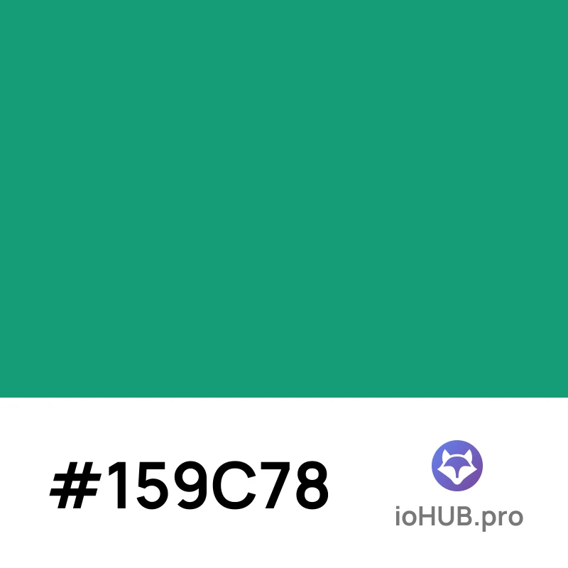 Color #159c78 - Complete Guide and Values | ioHUB