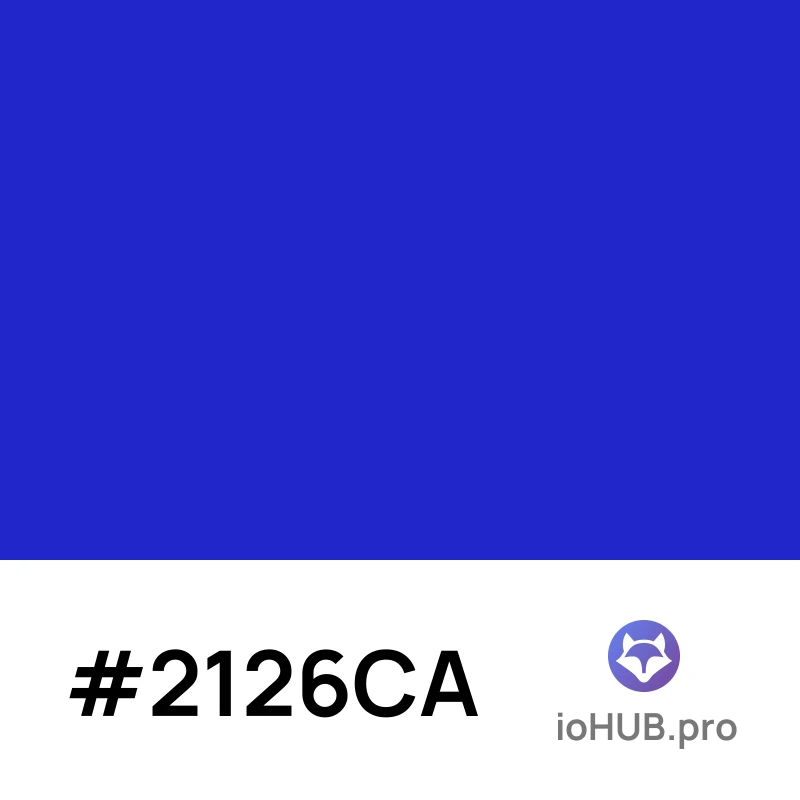 Color #2126ca - Complete Guide and Values | ioHUB
