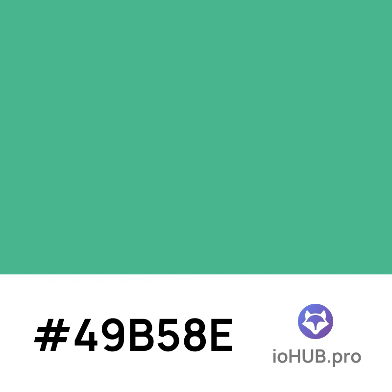 Color #49b58e - Complete Guide and Values | ioHUB