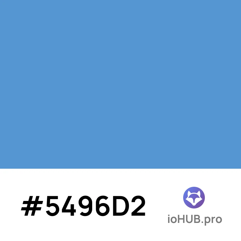 Color #5496d2 - Complete Guide and Values | ioHUB