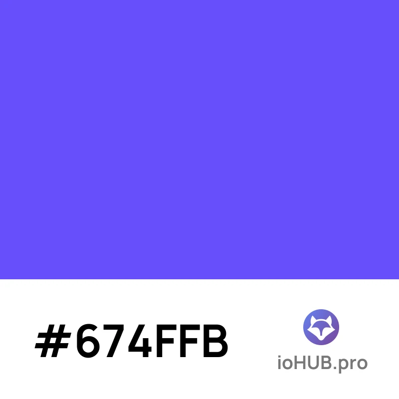 Color #674ffb - Complete Guide and Values | ioHUB