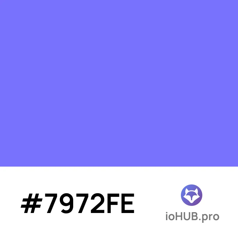 Color #7972fe - Complete Guide and Values | ioHUB