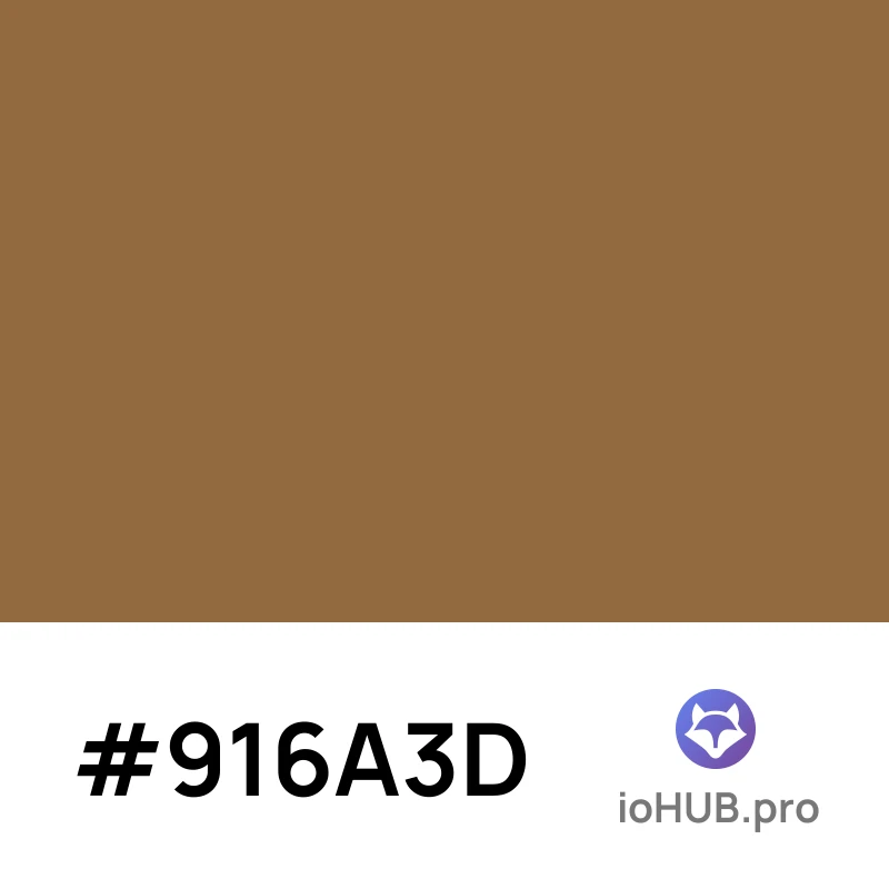 Color #916a3d - Complete Guide and Values | ioHUB