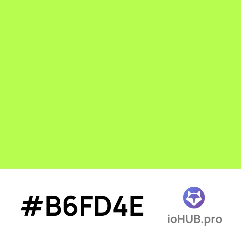 Color #b6fd4e - Complete Guide and Values | ioHUB