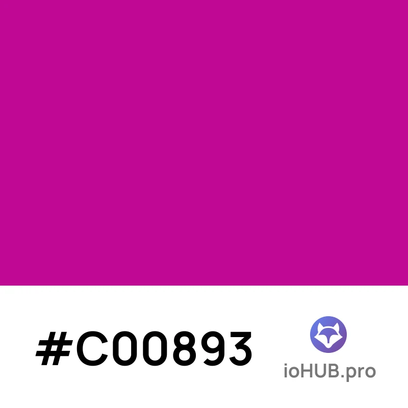 Color #c00893 - Complete Guide and Values | ioHUB
