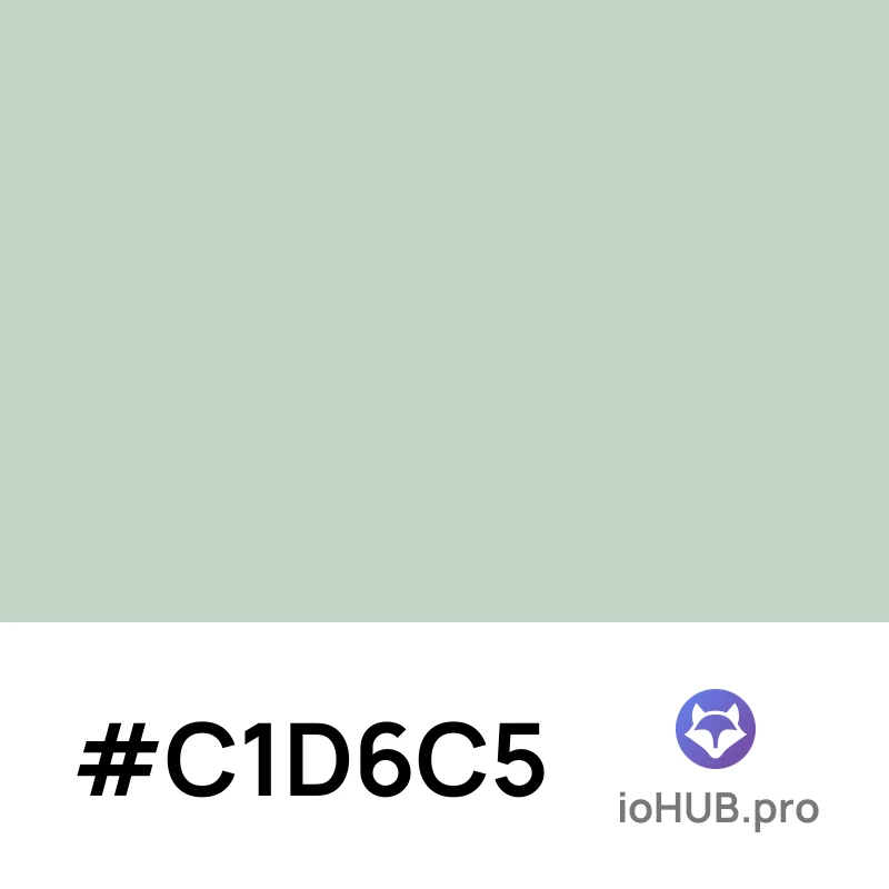 Color #c1d6c5 - Complete Guide and Values | ioHUB