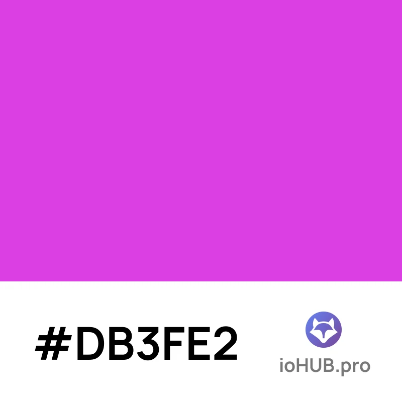 Color #db3fe2 - Complete Guide and Values | ioHUB
