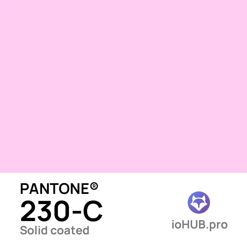PANTONE 230-c Solid Coated Pale Pink Lavender Very Light | ioHUB ...